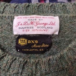McGeorge of Dumfries | Sweaters | Vintage Mcgeorge Of Dumfries Scotland ...